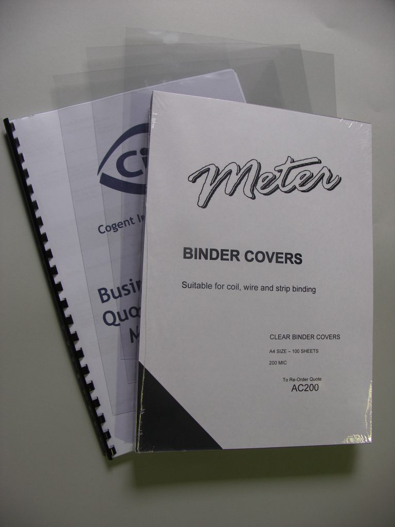 AC150 A4 Clear Binding Covers 150 Micron - Meter Australia | Meter ...
