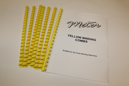 Yellow Binding Combs - Meter Australia | Meter Australia